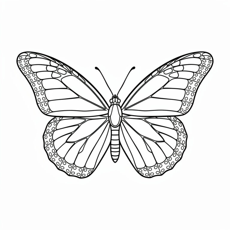 Monarch lepke kifestő - Állatos színezők